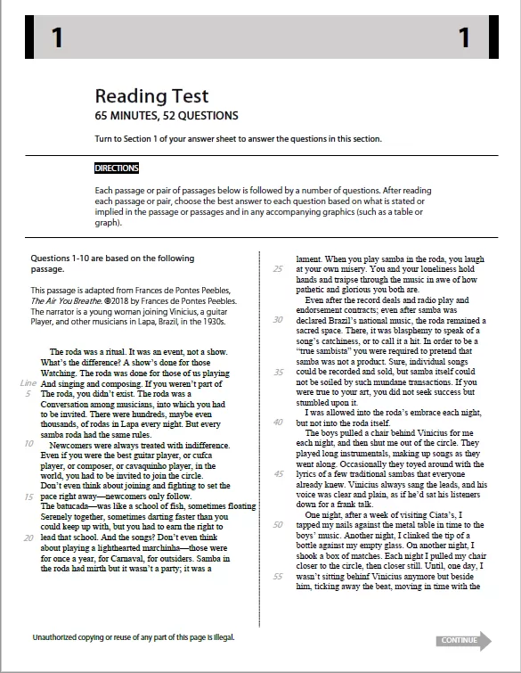 SAT March 12 2022 International SAT Test And Answer Key PDF